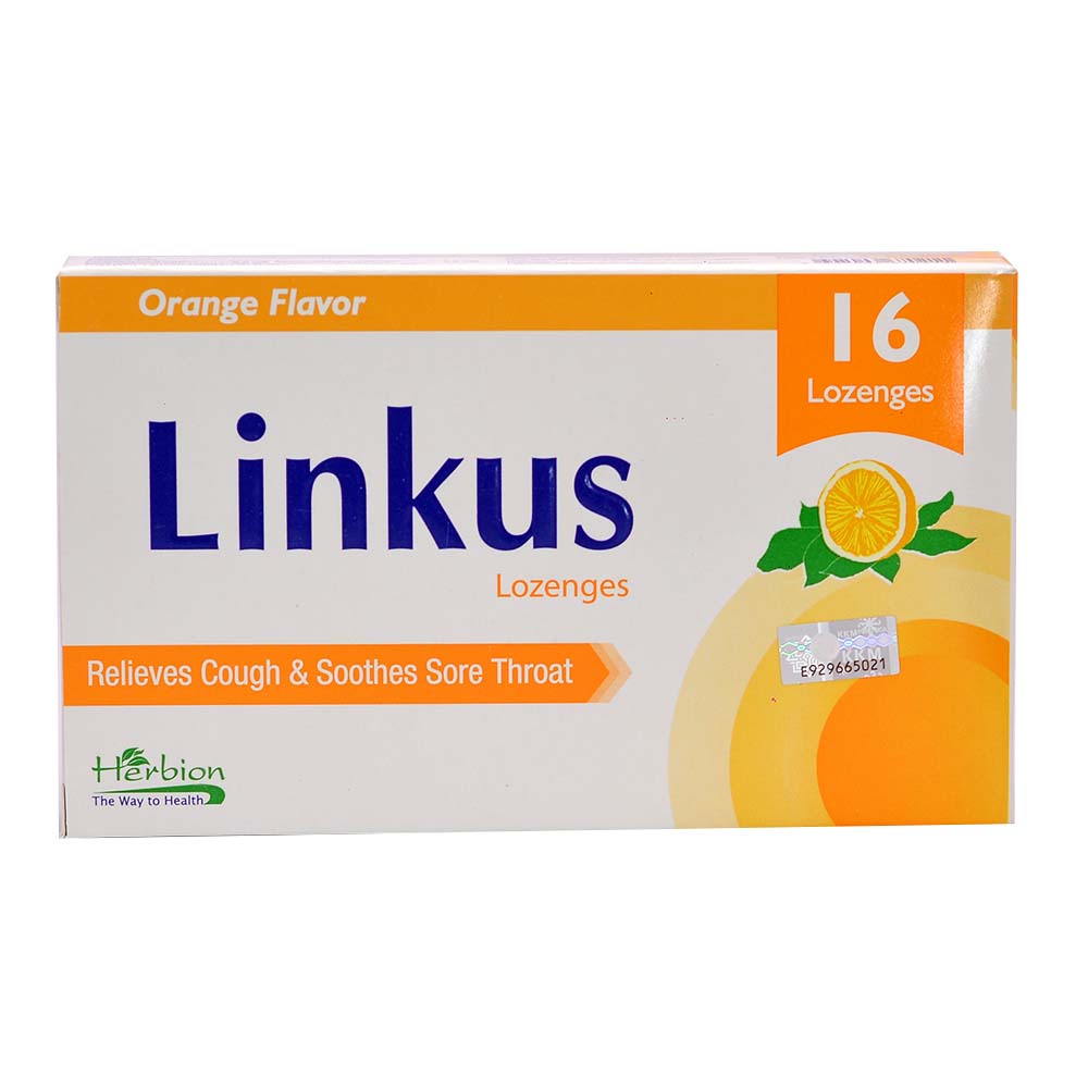Health Shop - Linkus Lozenges Orange 16s