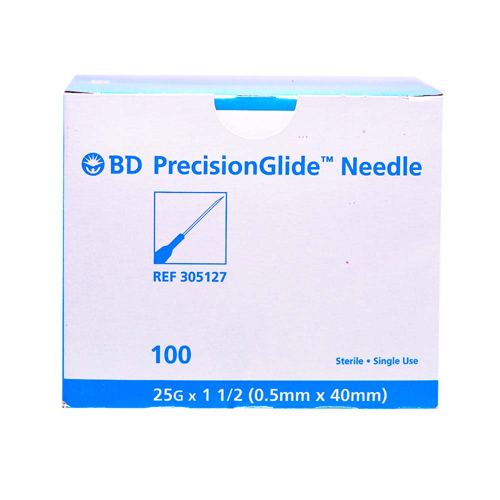 Health Shop - BD Disposable Needles 25g x 1 1/2" 100s (305127)