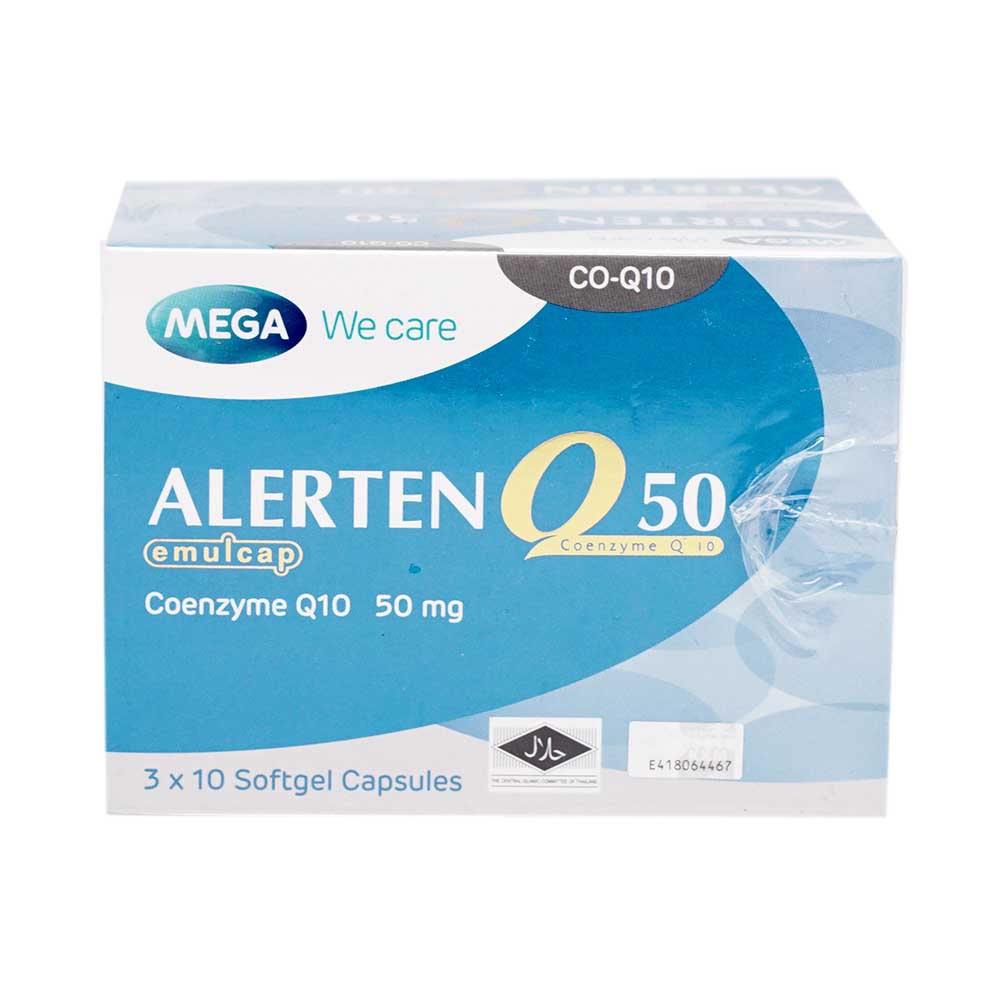 Health Shop - Mega Alerten Q10 50mg 2 x 30s