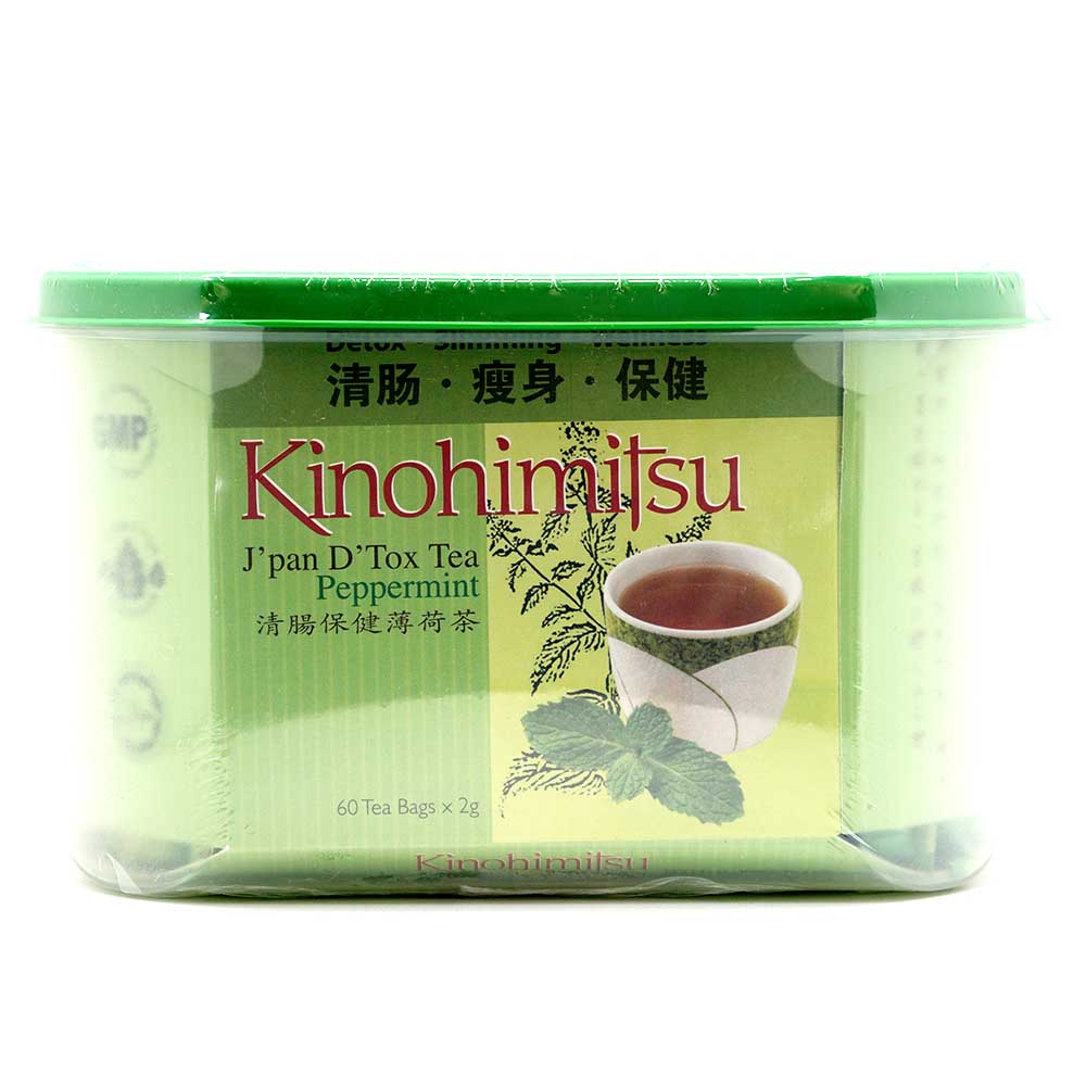 Health Shop - Kinohimitsu J'pan D'tox Tea Peppermint Flavour 60s