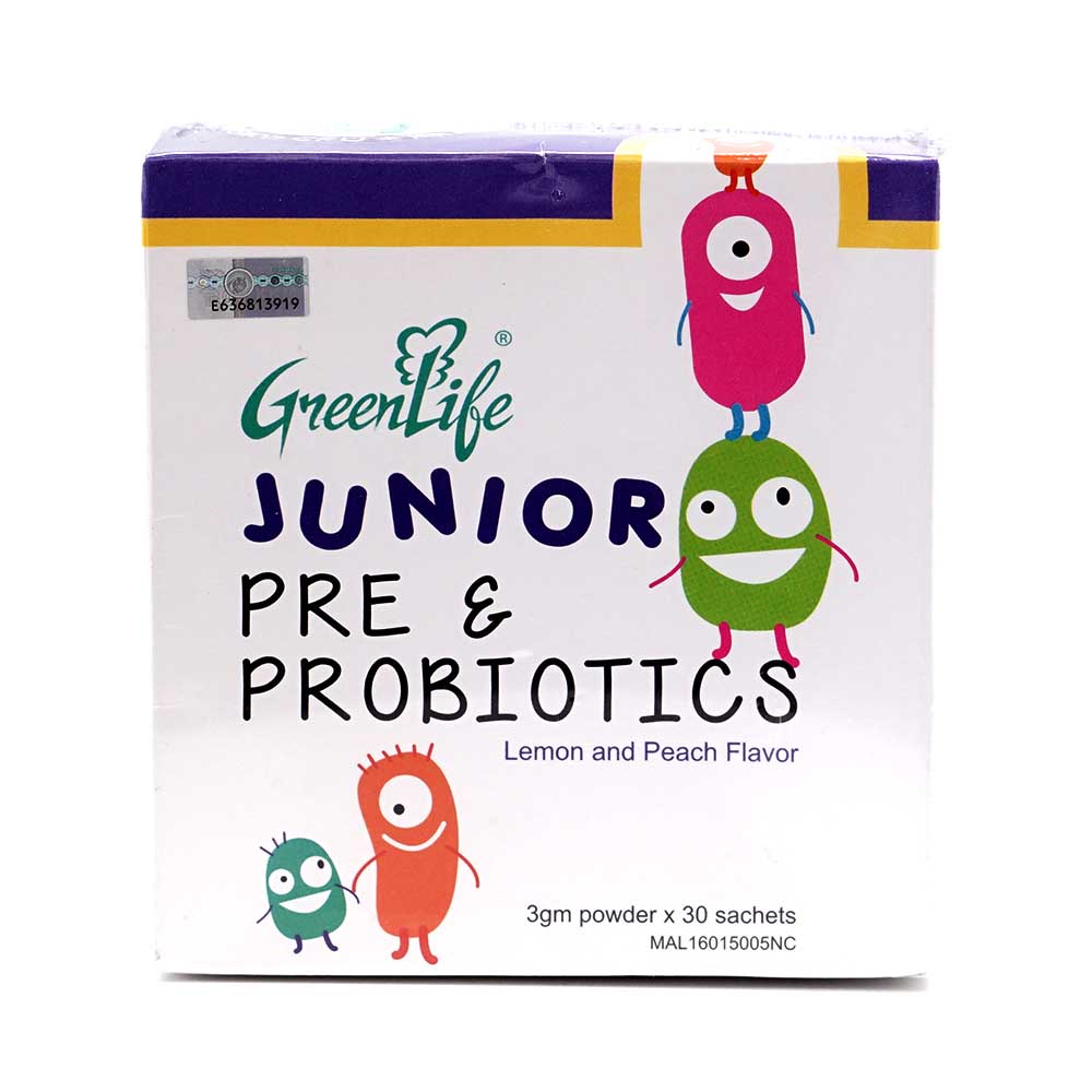 Health Shop - Greenlife Junior Pre & Probiotics 2 Plus Formula 30 x 3g