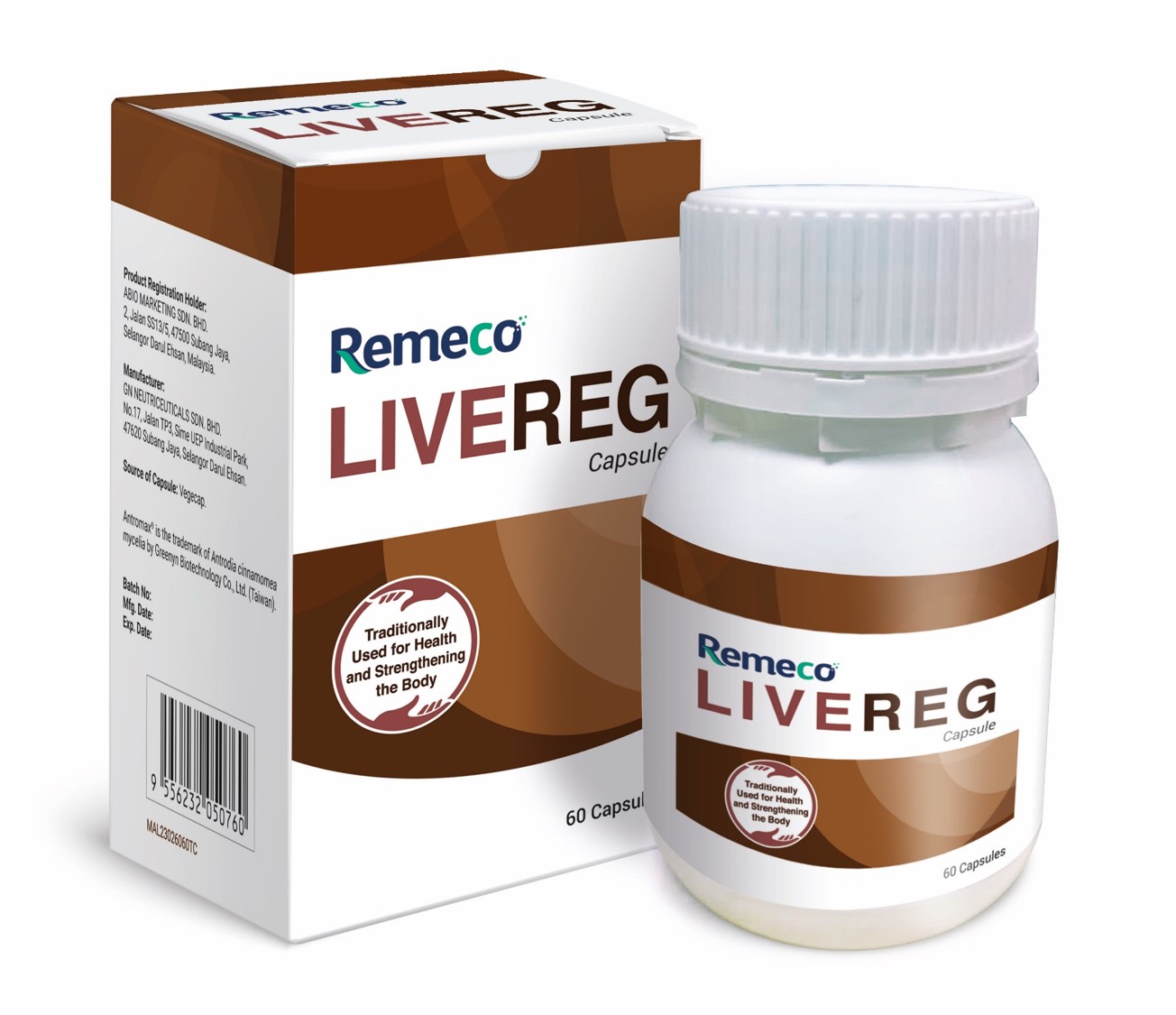 Health Shop - REMECO LIVEREG CAPSULE 60'S