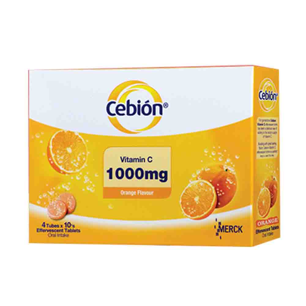Health Shop - Cebion Vitamin C 1000mg Effervescent Tablets 4 x 10s